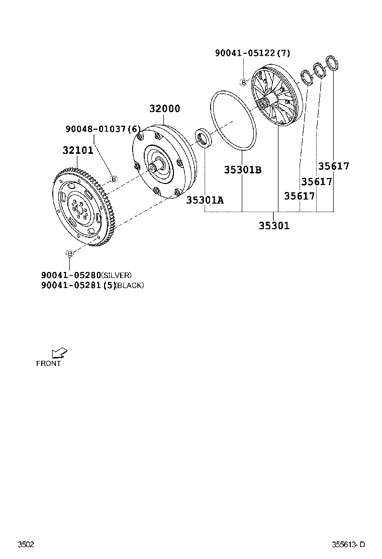 TOYOTA RUSH J200E J200E-GQGF 661140 Power-Train-Chassis-Group 3502 Car ...