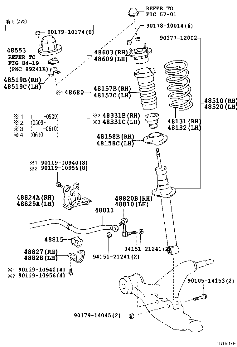 TOYOTA MARK X GRX120 GRX120-AETZH 3111A0 Power-Train-Chassis-Group 4803 ...