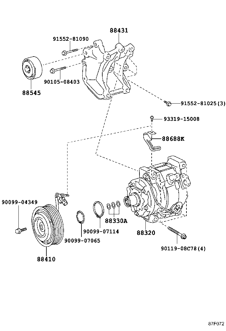 TOYOTA LAND CRUISER PRADO TRJ150 TRJ150W-GGTEK 781160 Electrical-Group ...